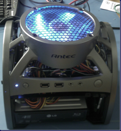 MPECS Inc. Blog: Home Theatre and Media PC In An Antec Mini Skeleton-90